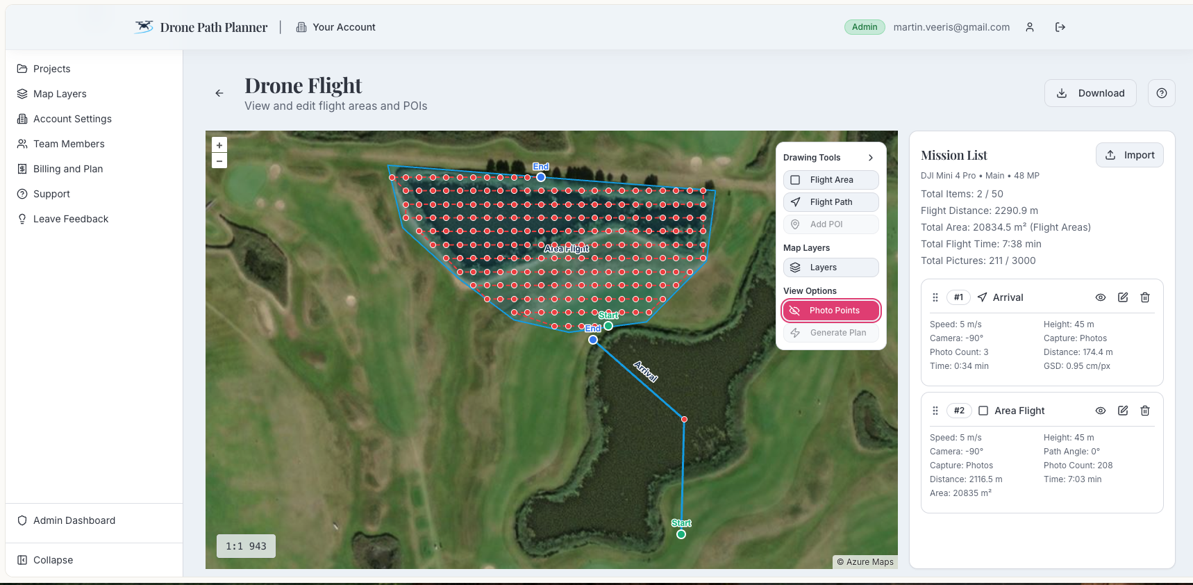 Drone Mapping Planner - Professional Flight Planning